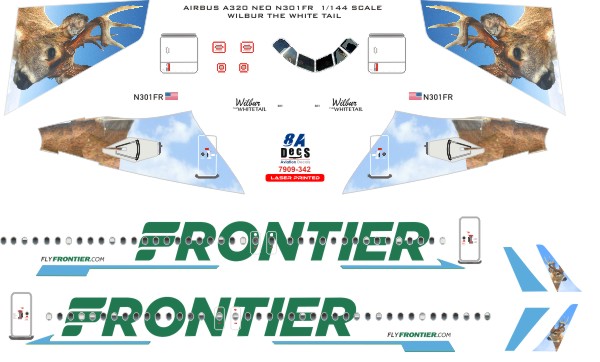 8aDecs.::.Decals Catalogue Frontier A320 NEO