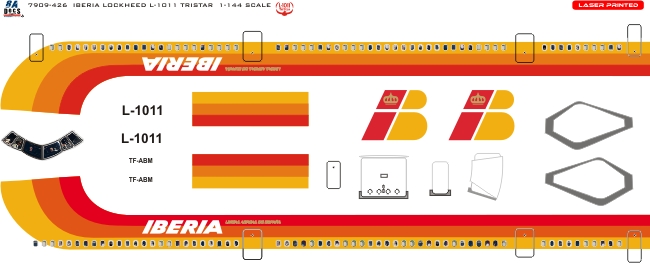 8aDecs.::.Decals Catalogue Iberia L-1011 Tristar DECALSET