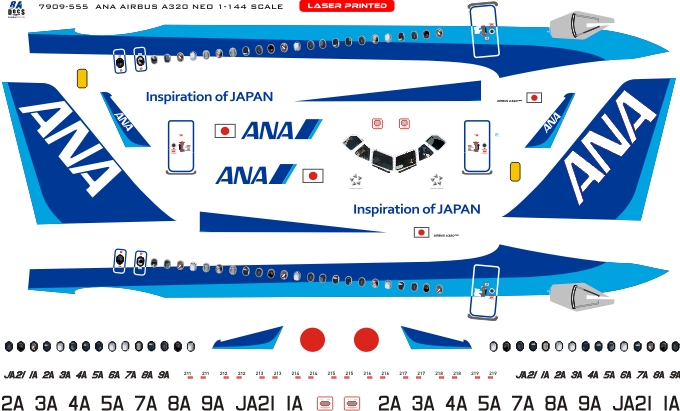 8aDecs.::.Decals Catalogue ANA A320 NEO